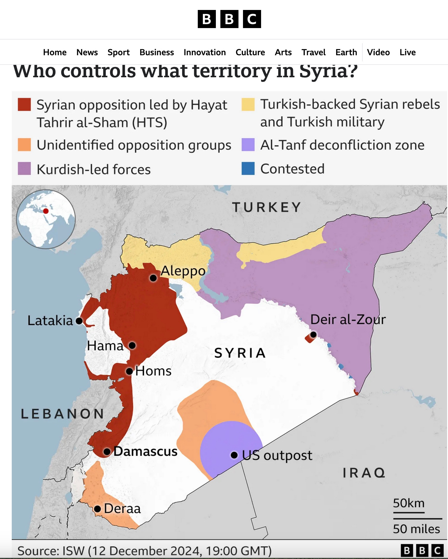 Worth having a map of Syria up now - by Meryl Nass
