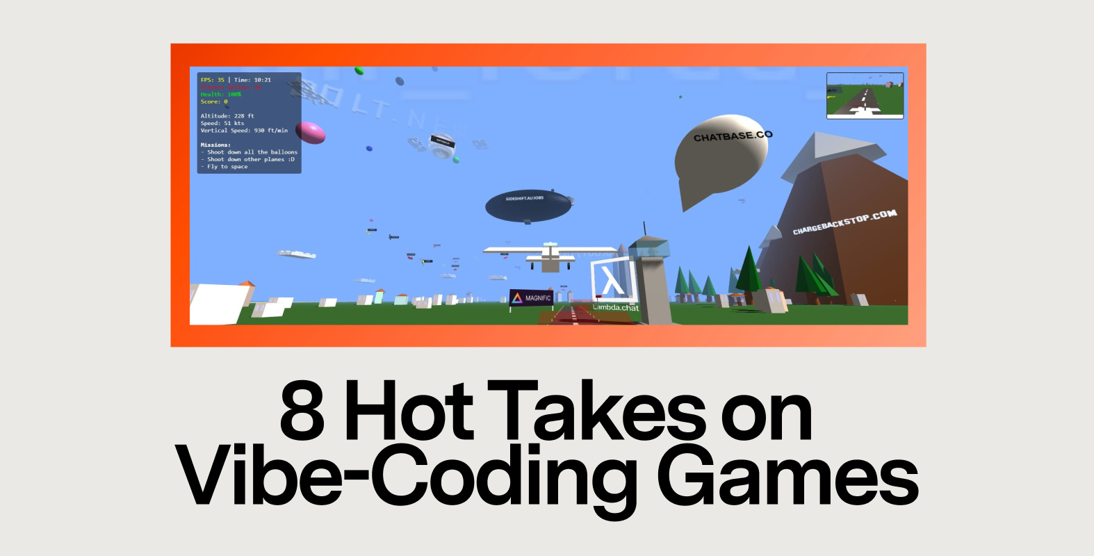 8 Hot Takes on Vibe-Coding Games - a16z speedrun