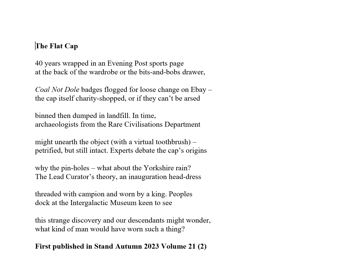 The Starbeck Orion Issue #2 1984 Miner's Strike Special Edition. Page ...