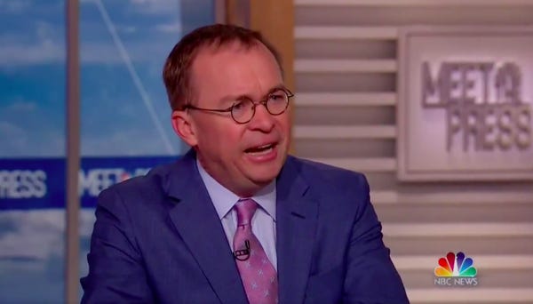 Bolton Tells Mulvaney To Find His Own Mustache Ride