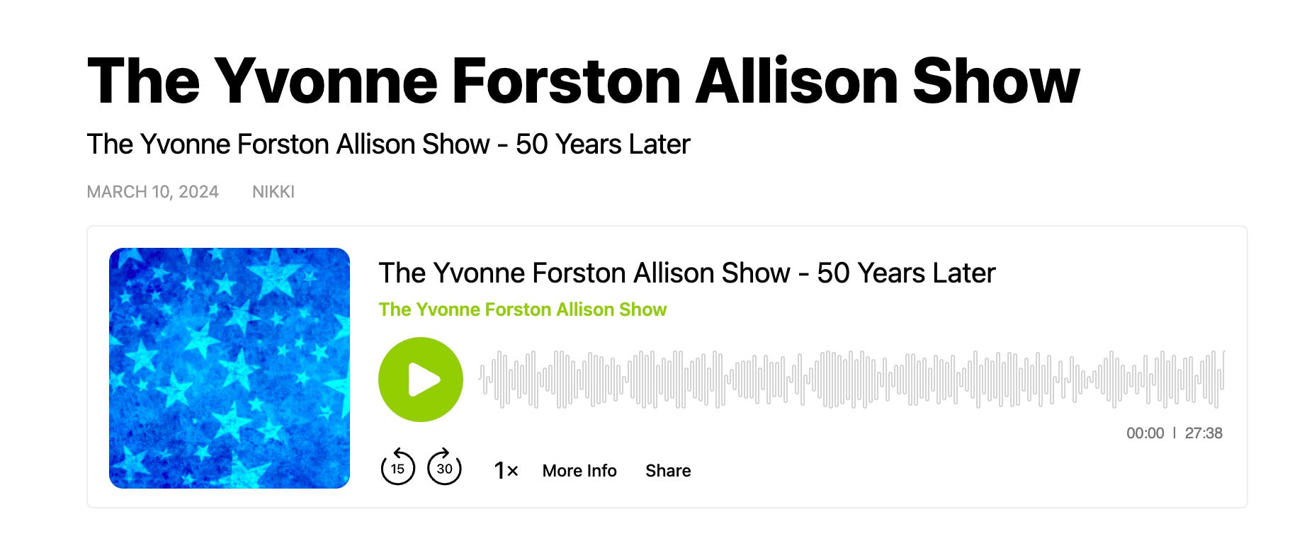 Talking about Spain with Yvonne Forston Allison