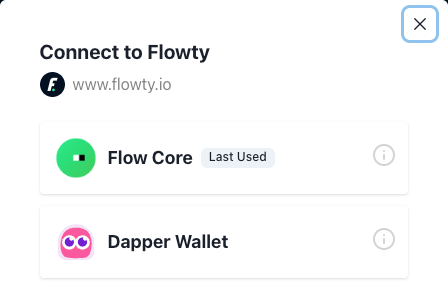 Account Linking on Flowty - by Flowty.io - Flowty