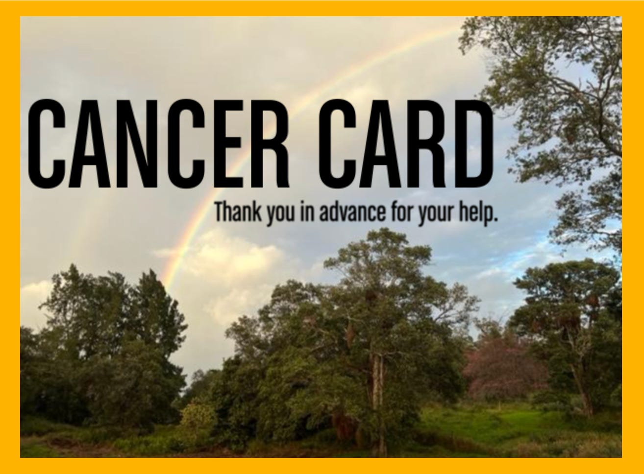 The Cancer Card - by Buzz Hollander MD
