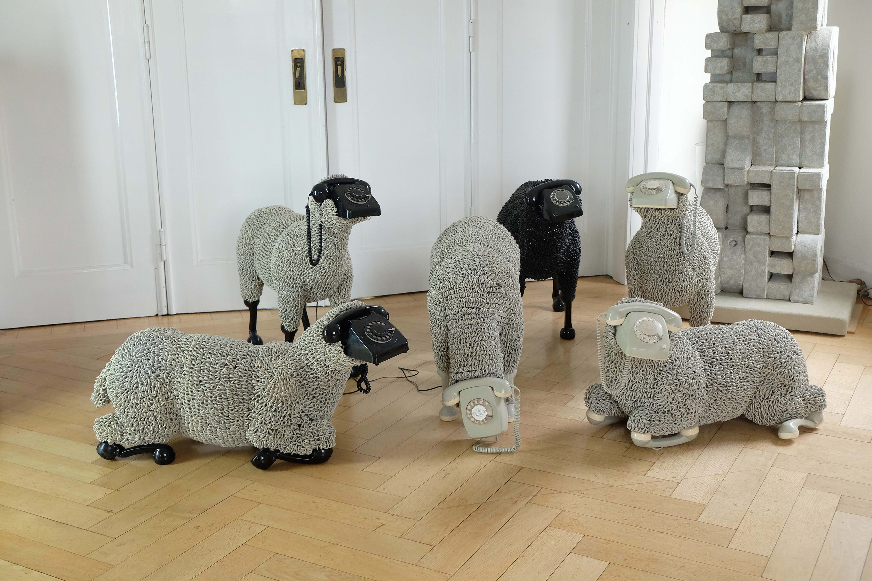 Telephone sheep and more in the conceptual art of artist Jean-Luc Cornec