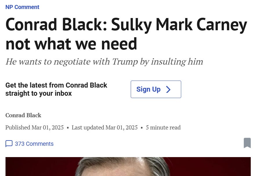 Pierre Poilievre and Conrad Black: A Quiet Alliance in Plain Sight