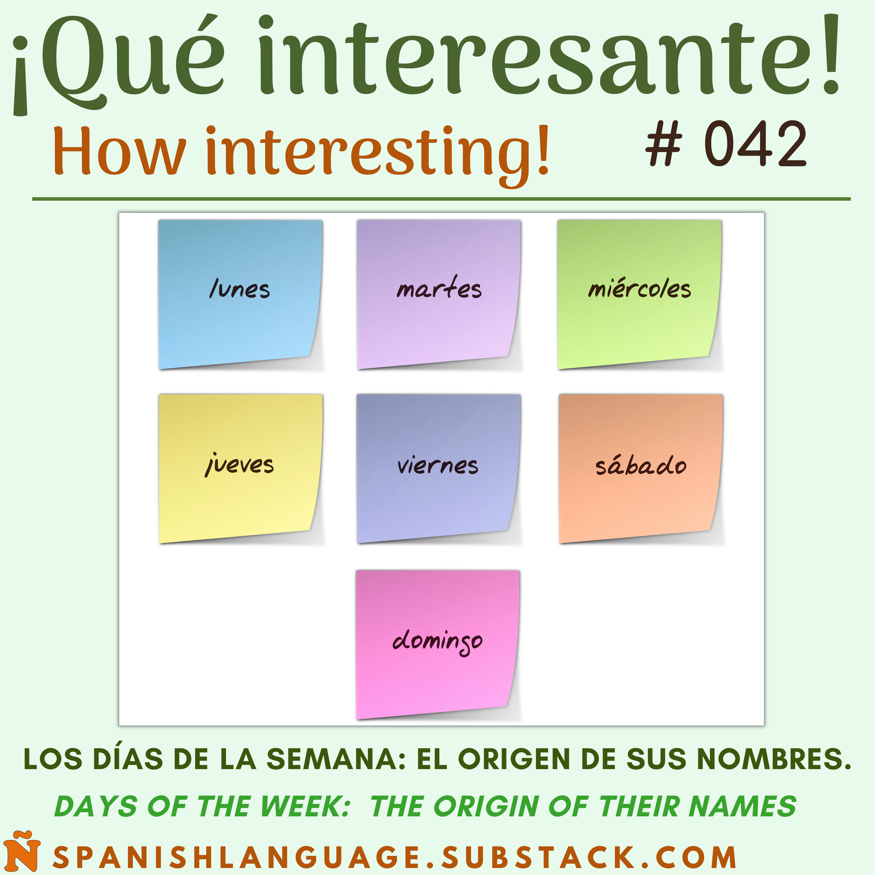 ¡Qué interesante! (How interesting!) #042