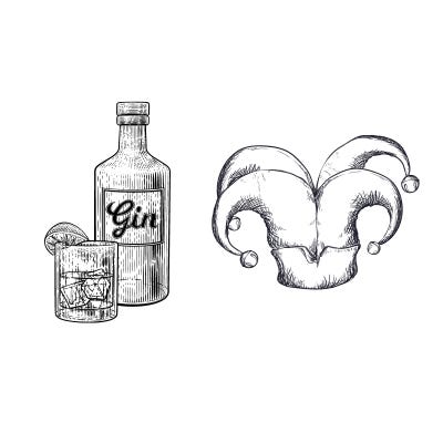 Poem: The Fool and the Gin - by Camilla C Carron