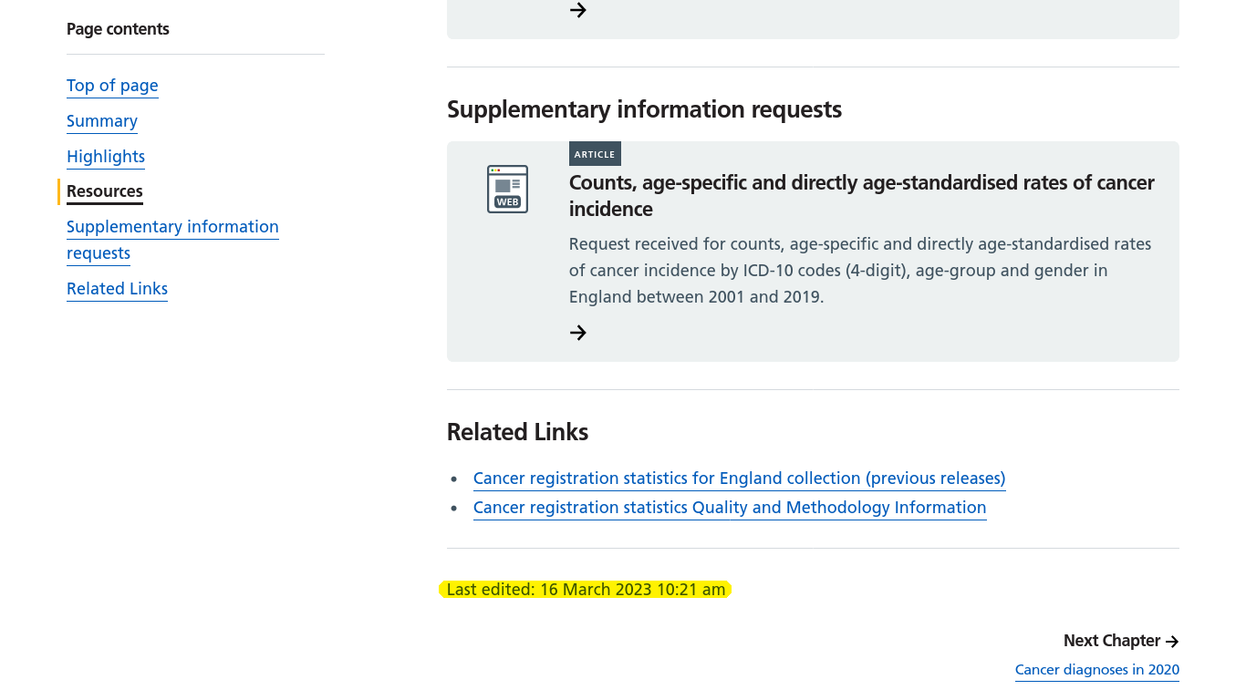 Where Did The Cancer Cases Go? - by The Underdog