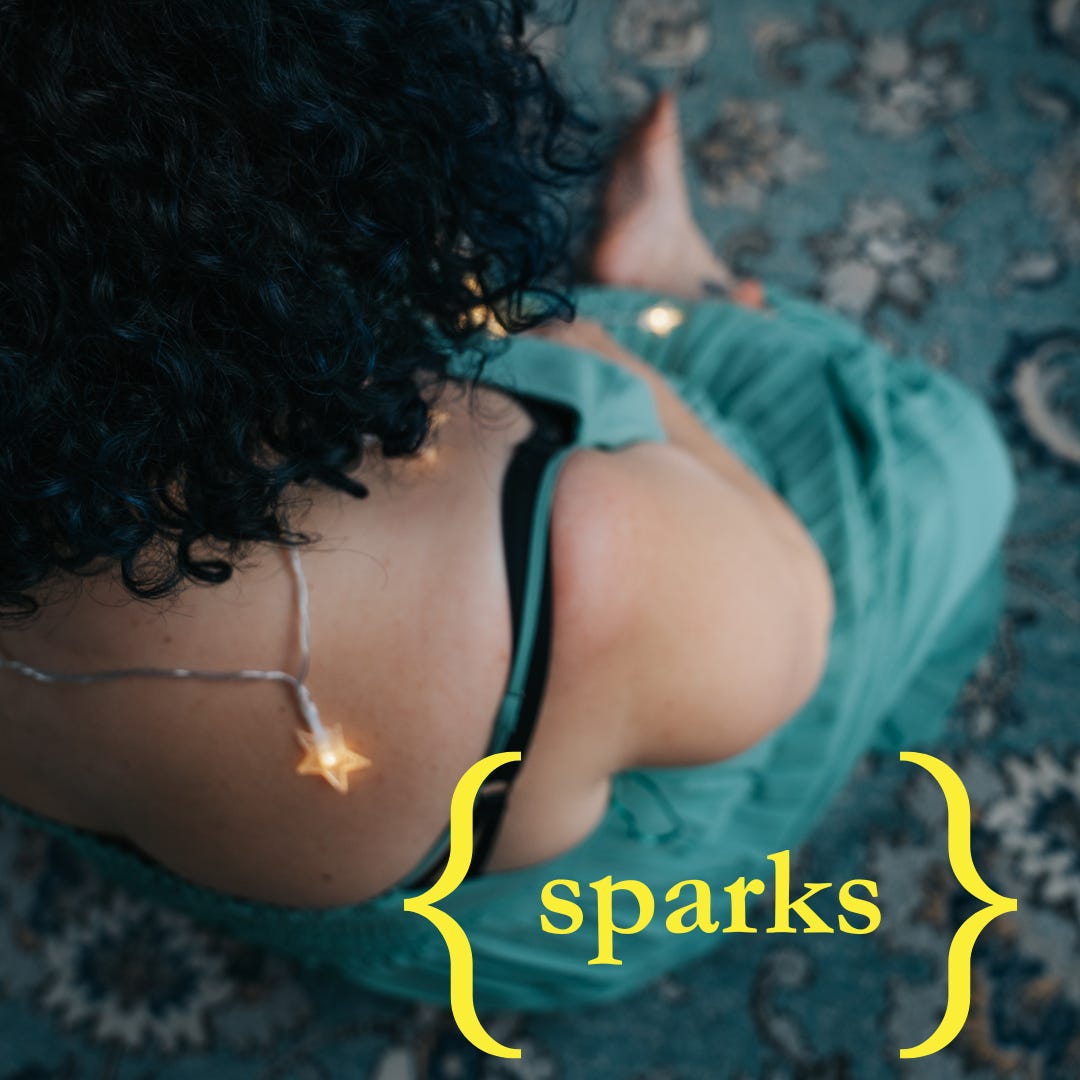 {sparks} - by Jo Anna Dane - { }