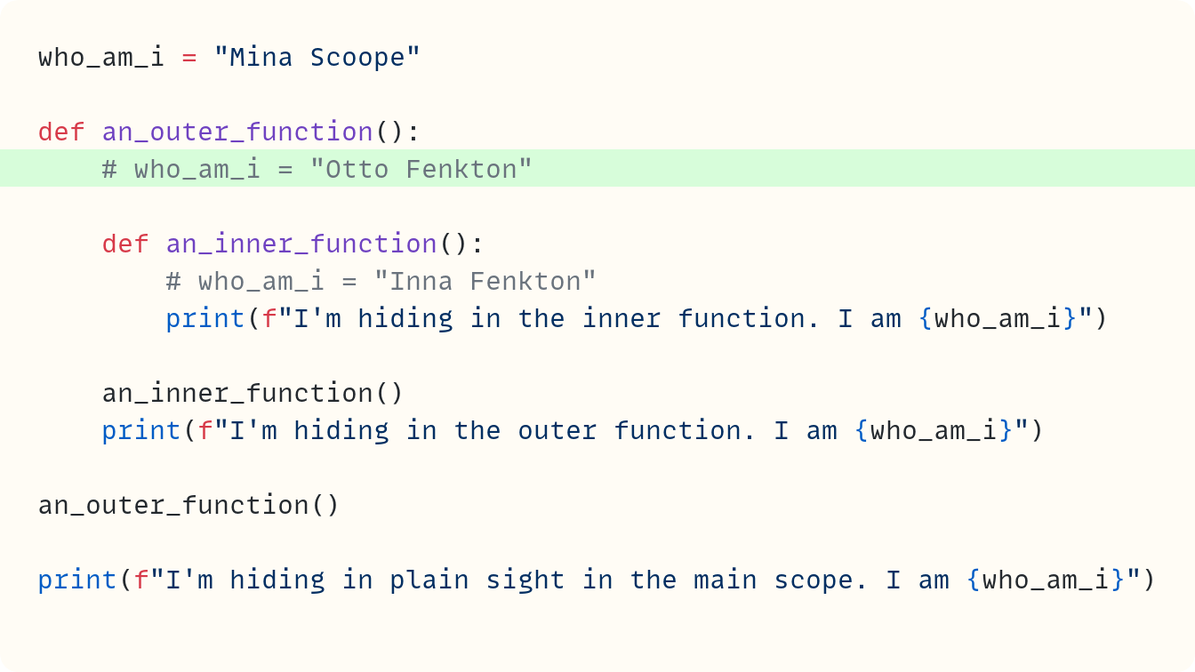 Let's Eliminate General Bewilderment • Python's LEGB Rule, Scope, and Namespaces