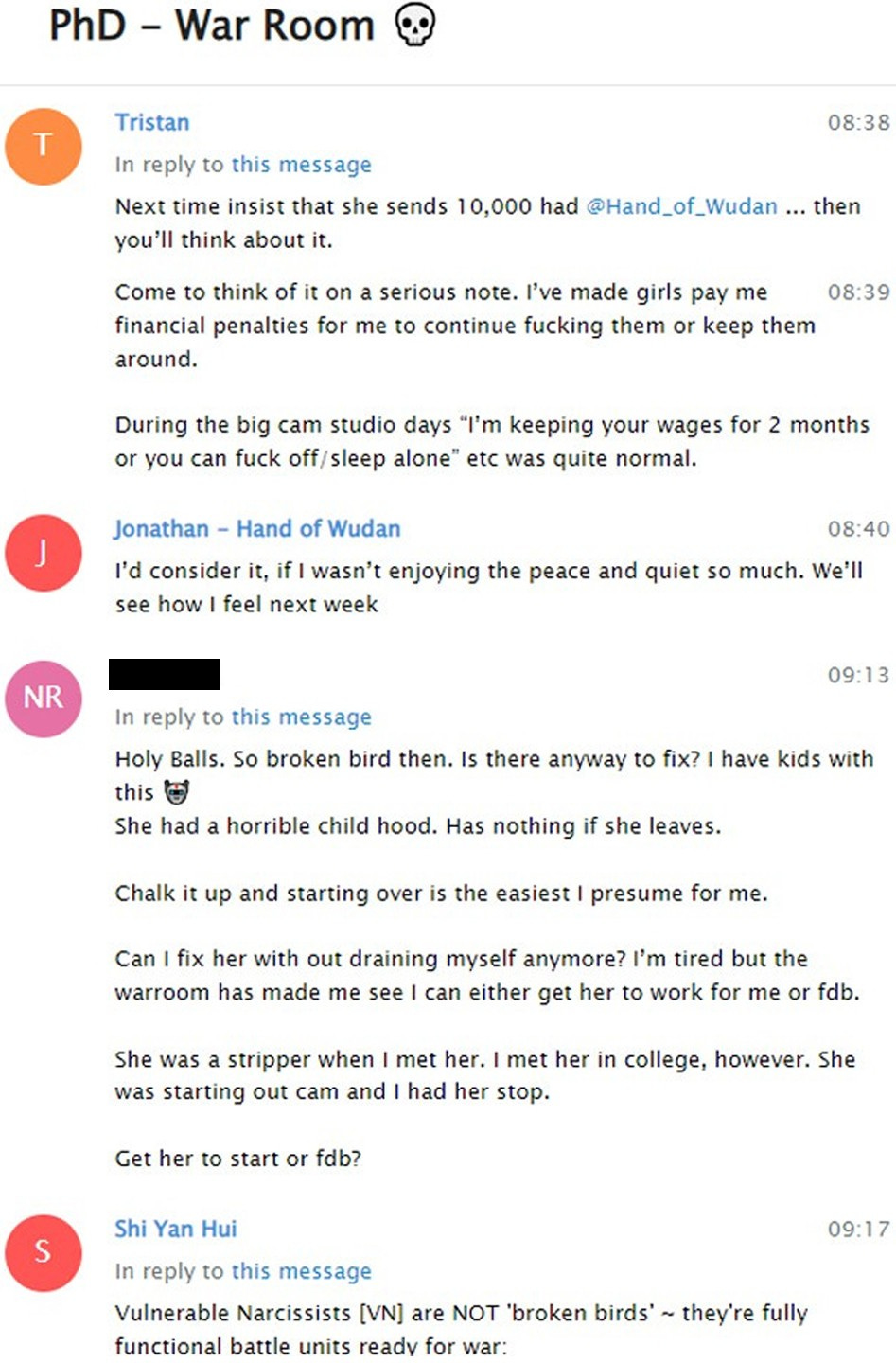 (MORE!) leaked chat logs reveal Andrew Tate's human trafficking operation