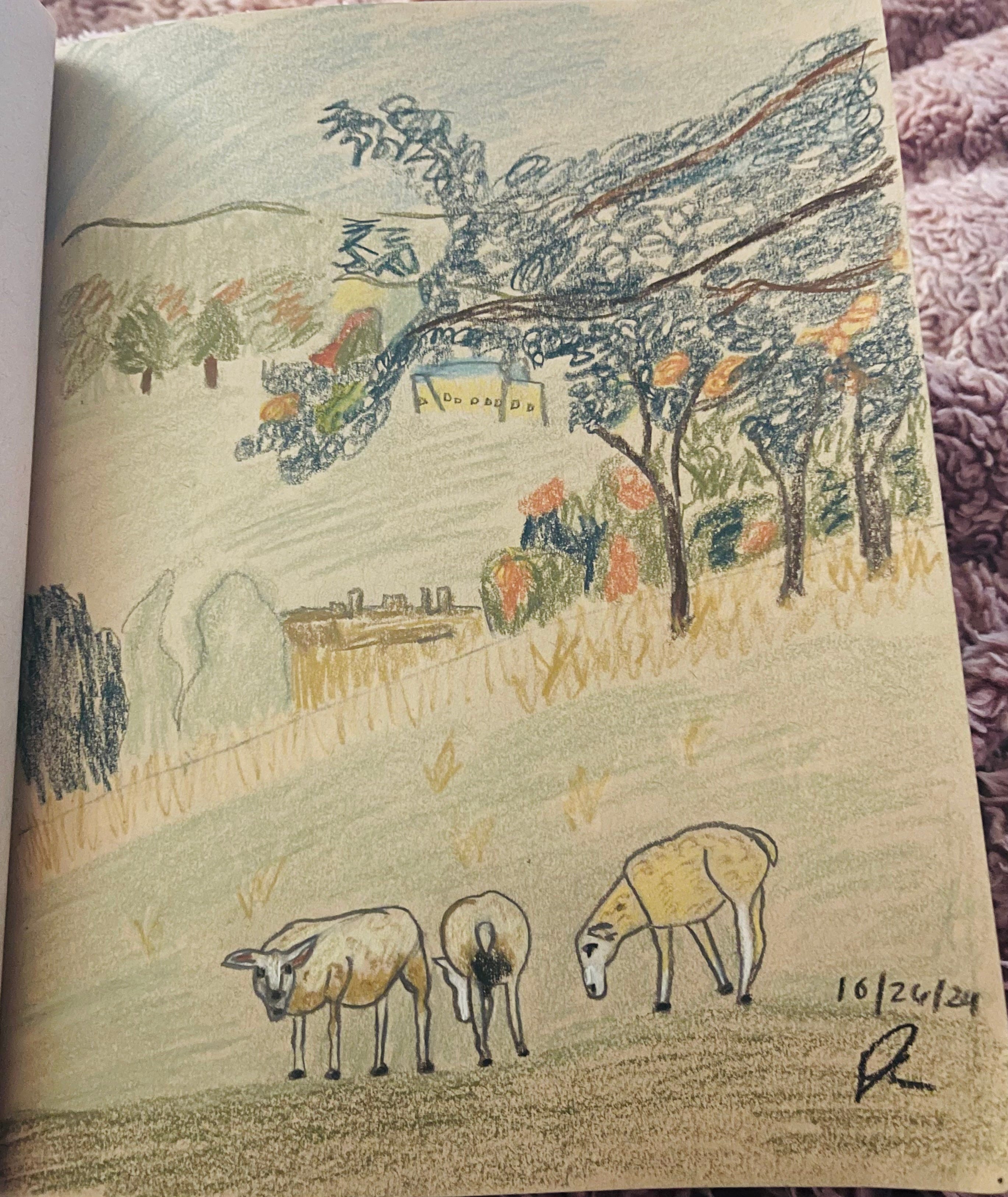 Loose and fun Fall Sketch - Danica’s Substack