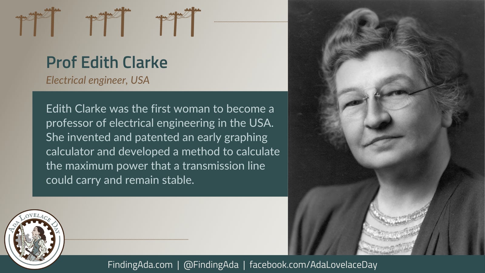 Prof Edith Clarke, Electrical engineer