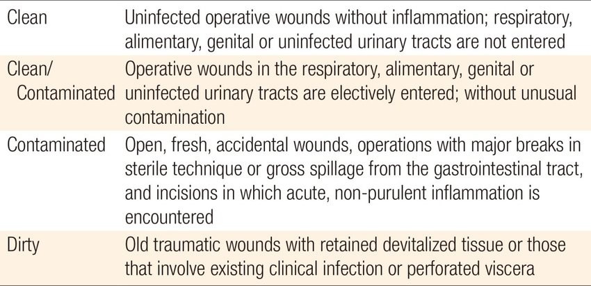 Wound classification - by Amanda Bader