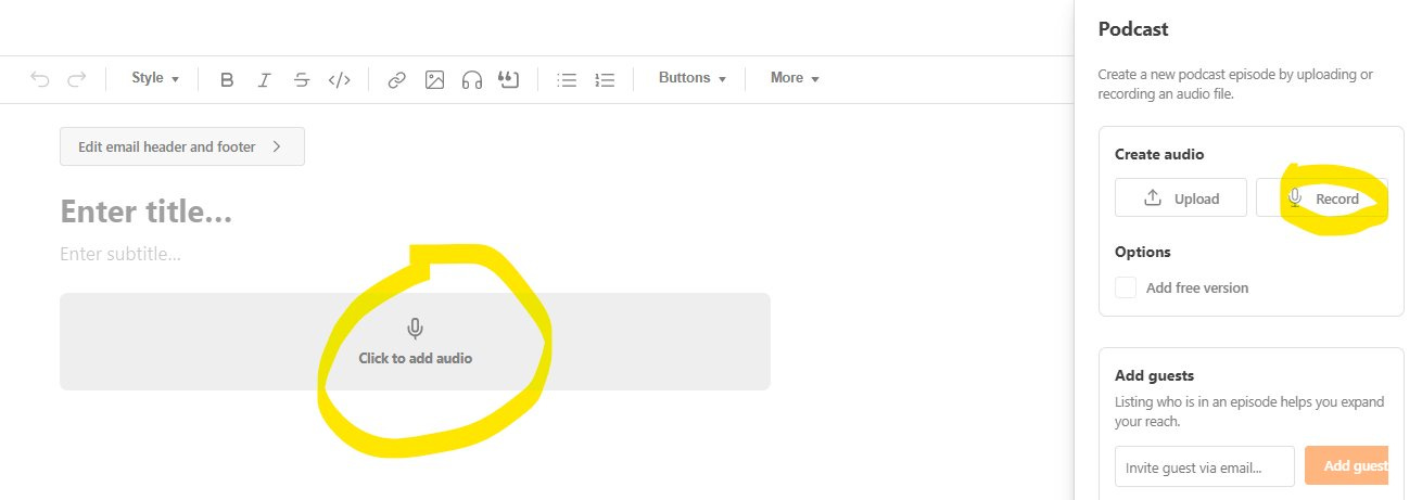 How to set up and launch a podcast on Substack