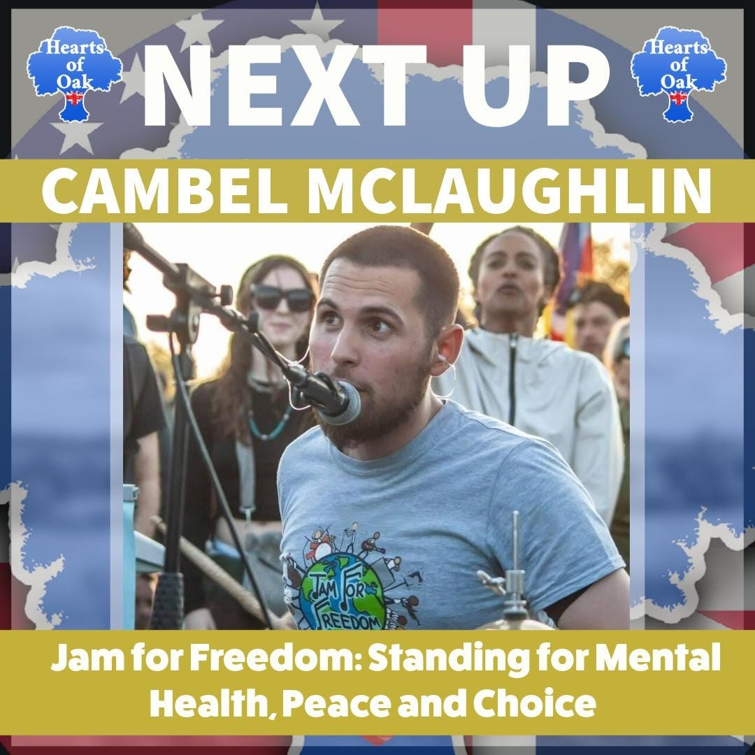 Cambel McLaughlin - Jam for Freedom: Standing for Mental Health, Peace ...