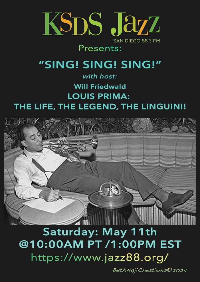 Louis Prima: “Sing, Sing, Sing (With a Swing)”