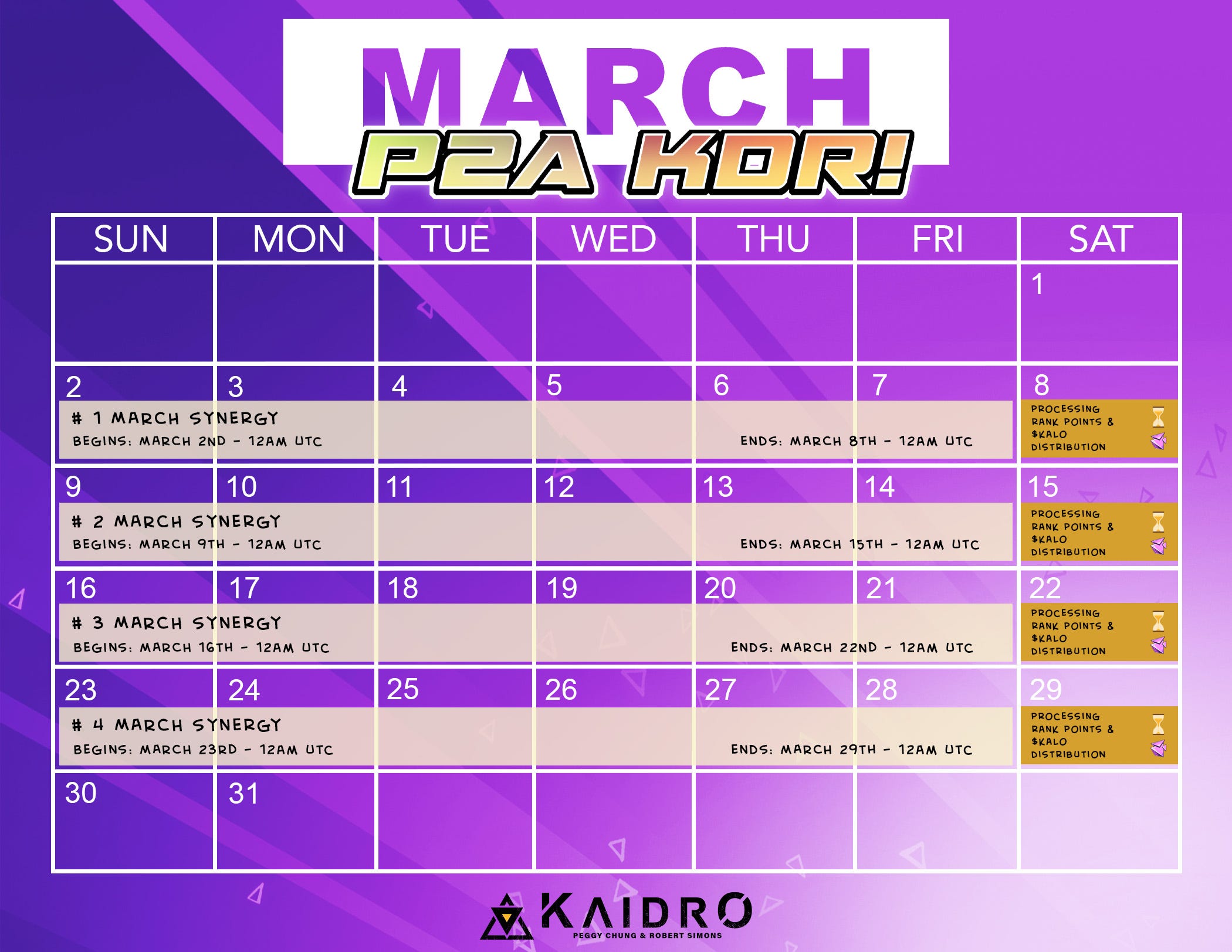 March P2A Event - Kaidro’s Substack