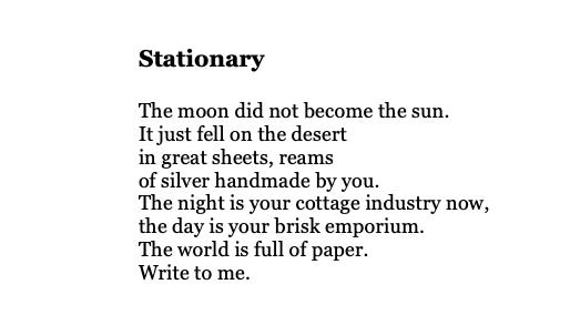 A Selection of Poems for Your Weekend - by Maya C. Popa