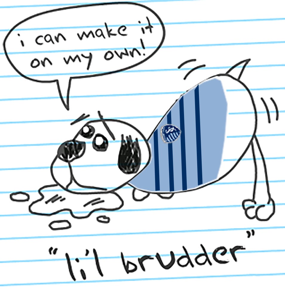 The Li'l Brudder Problem - by Joe Bush - Score Secondary