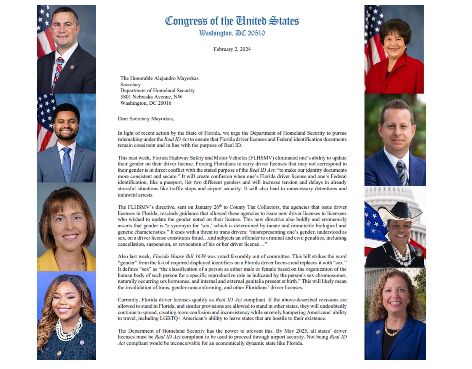 Florida Dem Congresspeople To Biden: Block Trans License Ban With Real ...