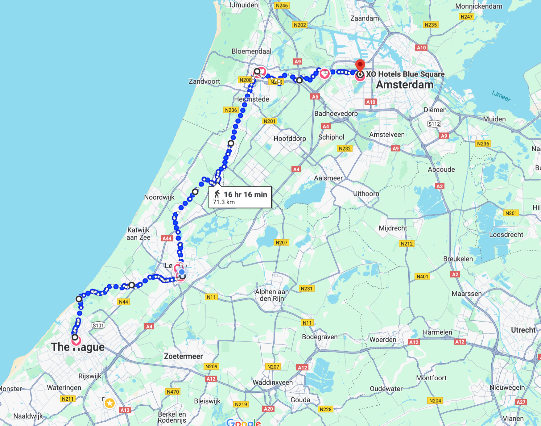 Walking the Netherlands: From Amsterdam to The Hague