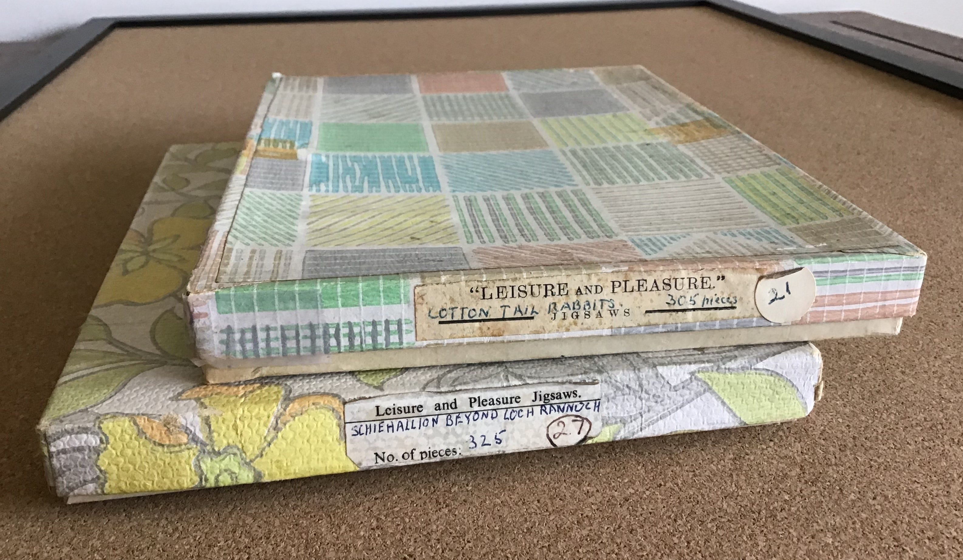 30. Vintage puzzles made by Chad Valley - by Bill Huot