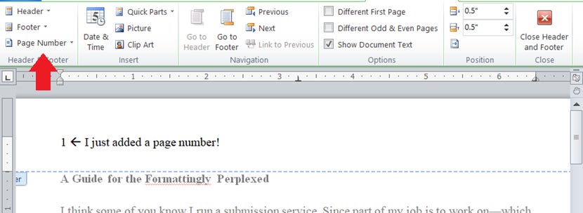 A Guide for the Formattingly Perplexed