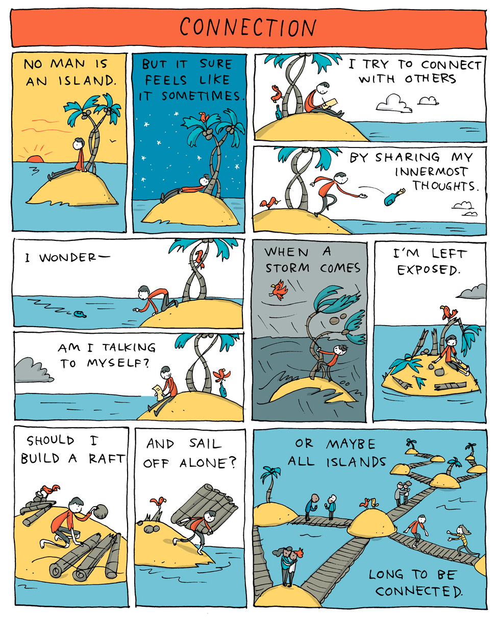 The Architecture of the Self - by Grant Snider
