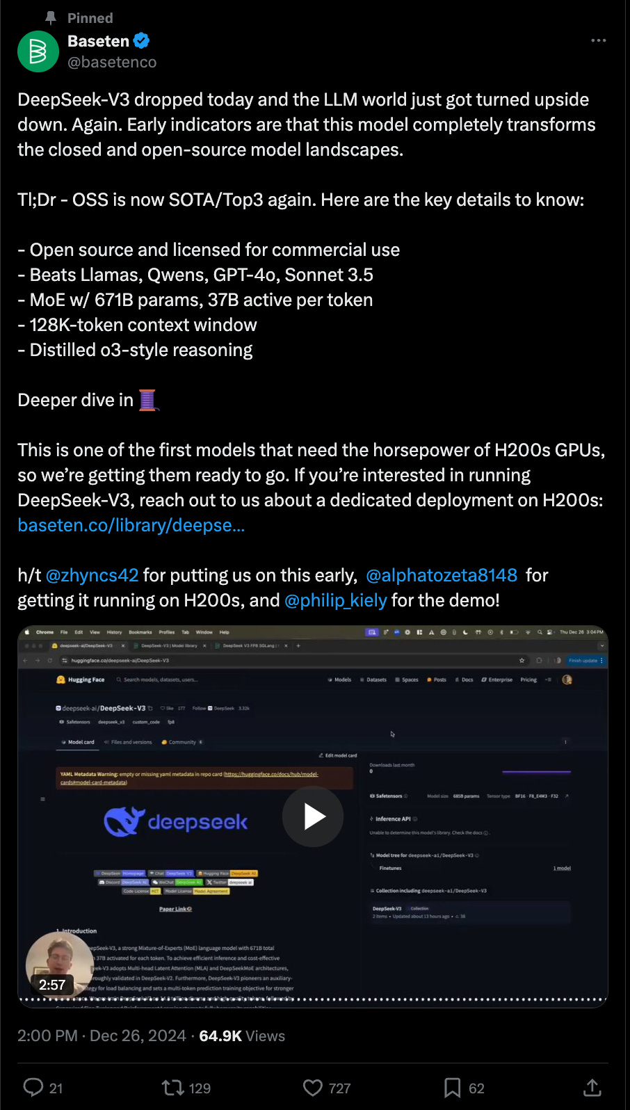 Everything you need to run Mission Critical Inference (ft. DeepSeek v3 + SGLang)