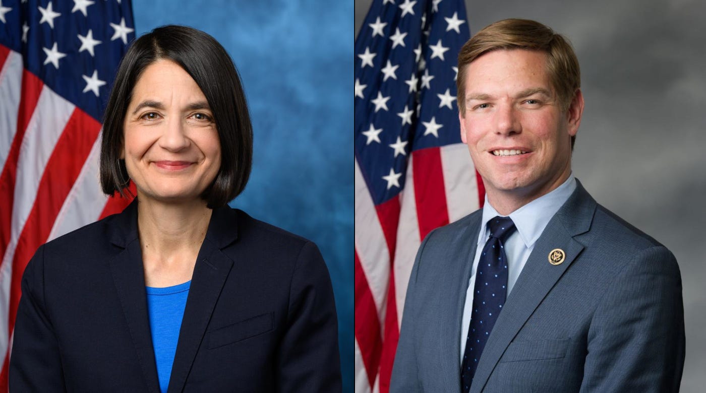 Reps. Becca Balint and Eric Swalwell have joined the Congressional ...