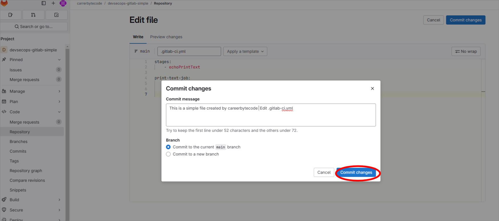 Part1 Implementing DevSecOps Pipeline using Gitlab