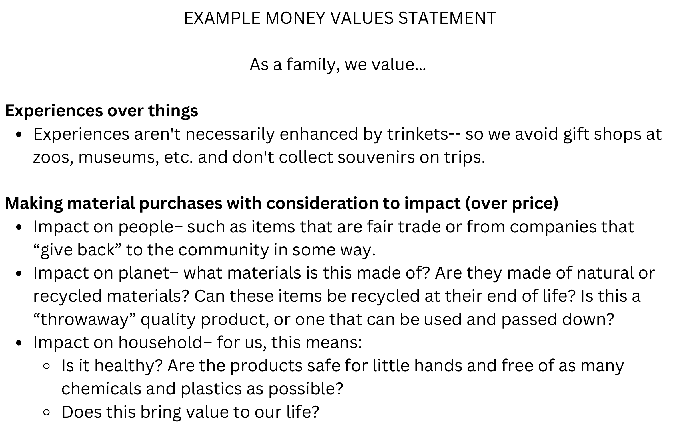 Your Guide to More Intentional Spending