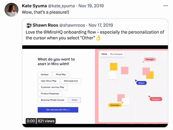 The evolution of Miro's user onboarding