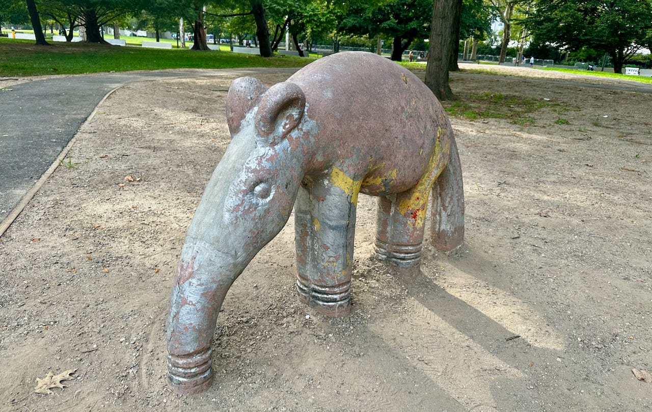 Only in NYC: A Home for Retired Playground Animals!