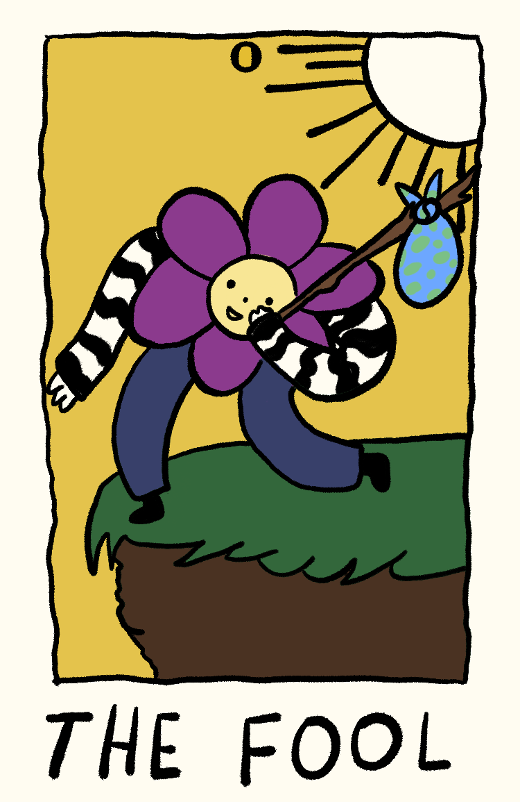 The Fool - by Theo - Phthalo Blue Witchcraft