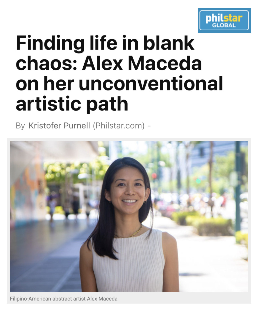 Finding life in blank chaos: Alex Maceda on her unconventional artistic ...