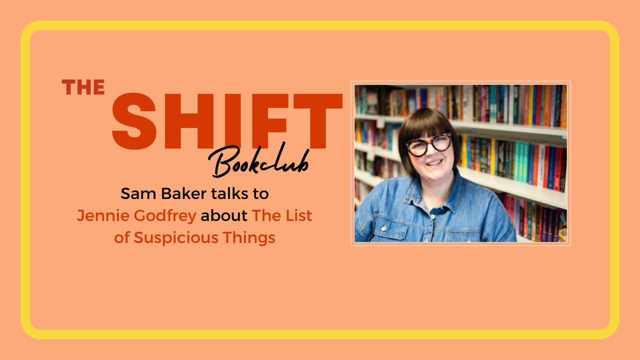 Catch up with Jennie Godfrey on The Shift Bookclub Live