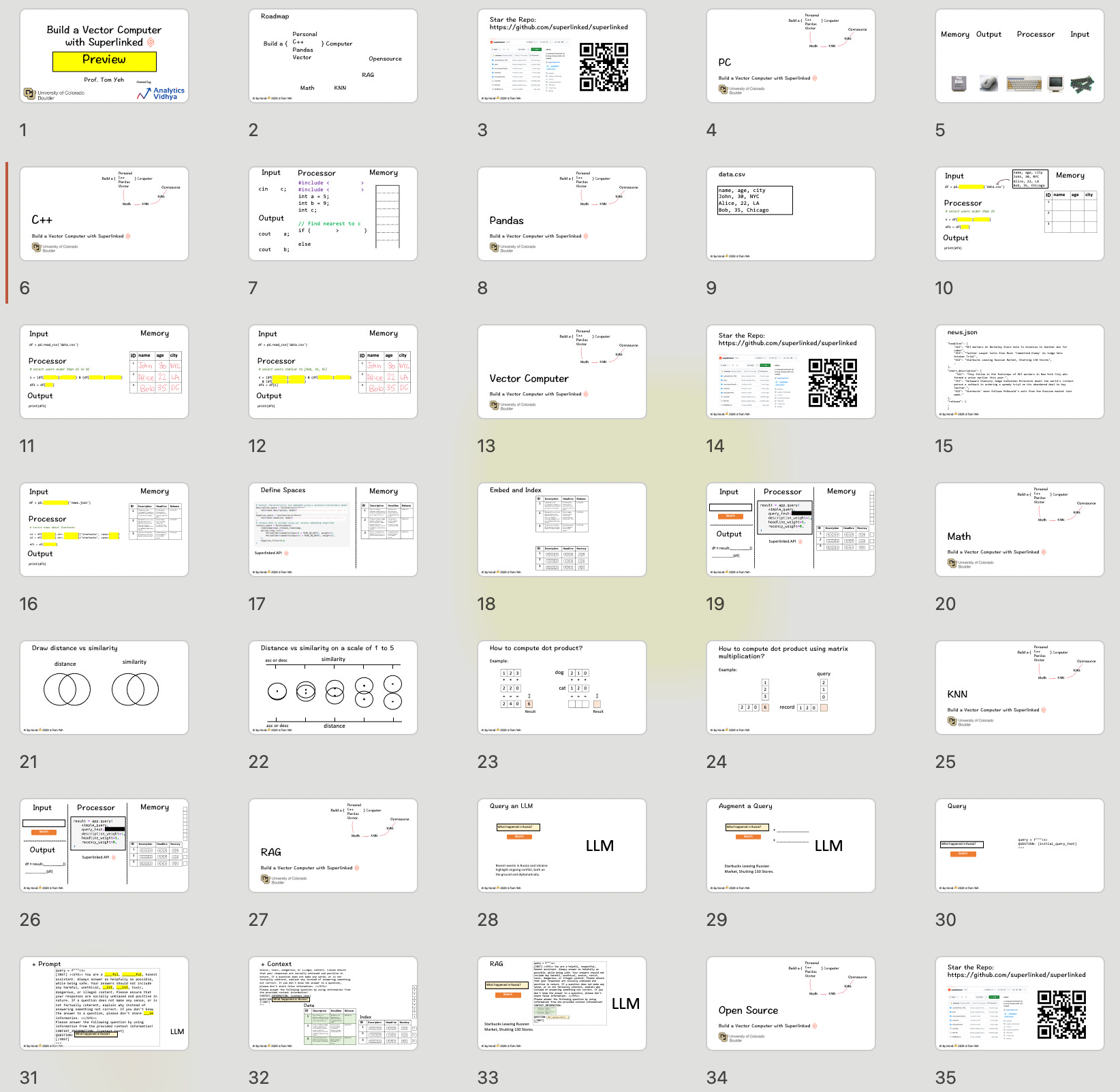 Build a Vector Computer with Superlinked - by Tom Yeh