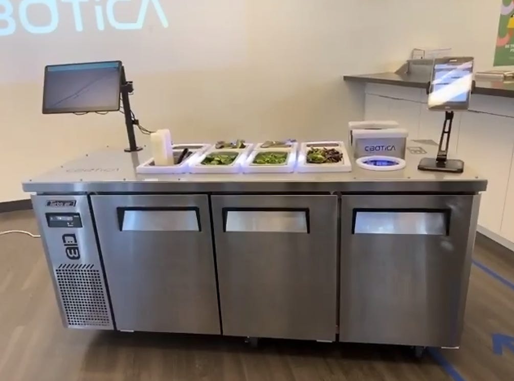 Cibotica Previews Automated Salad Makeline