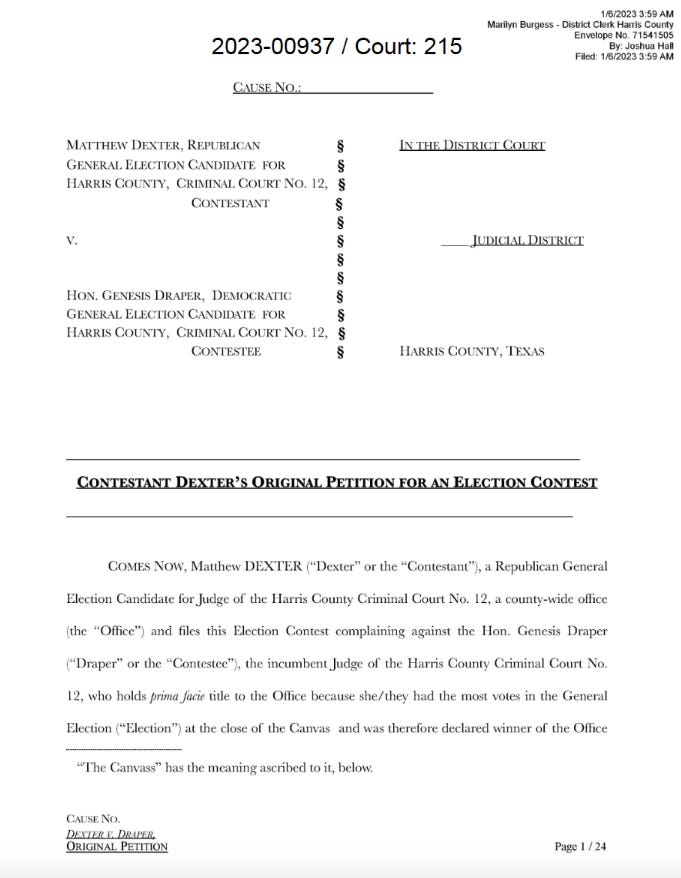 Harris County Continues to Protect Criminals