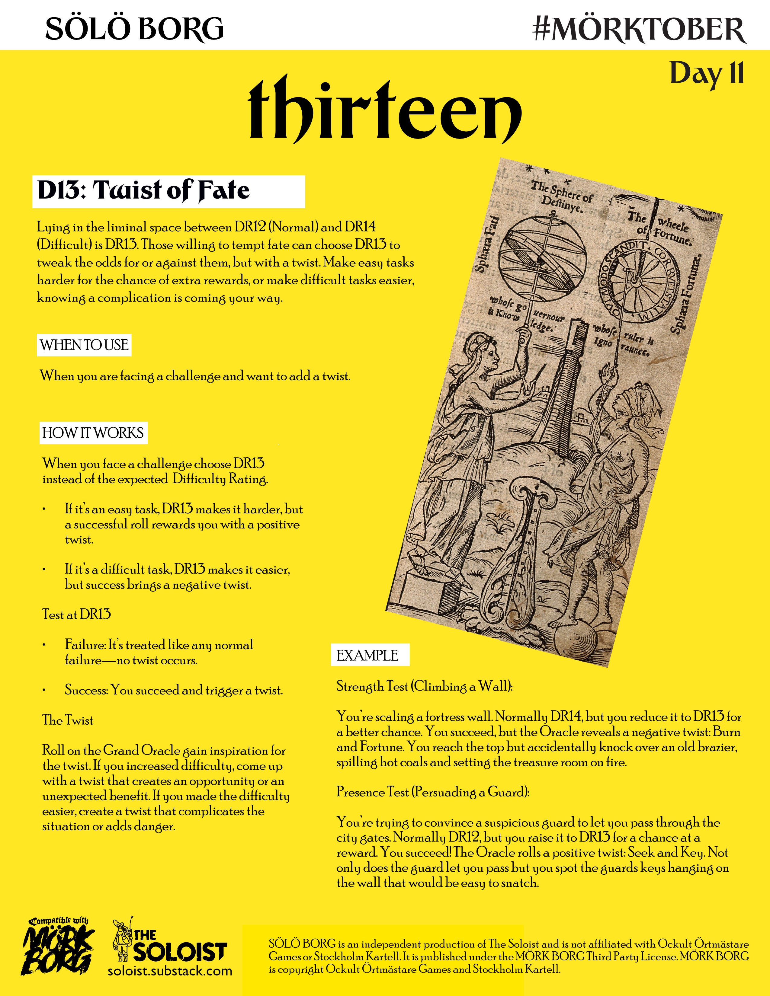 SÖLÖ BORG: Twist of Fate - by Patrick Buechner