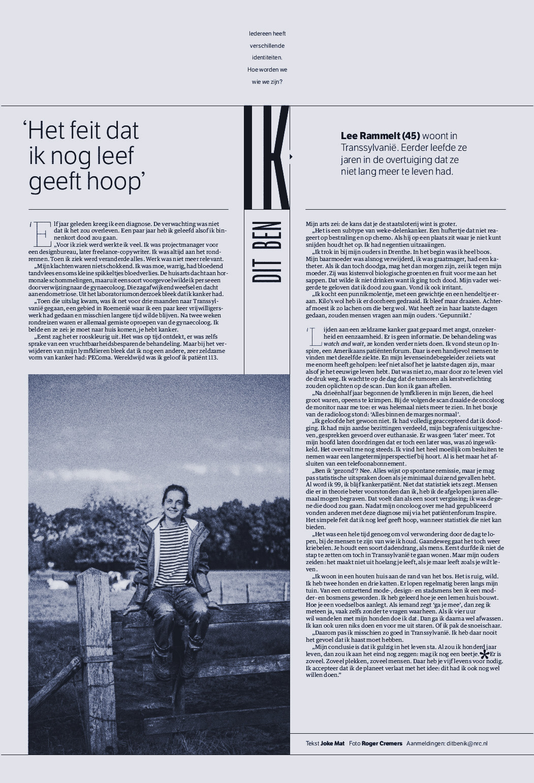 Cancer Talks: Who I Am (Part Two) - Lee Rammelt