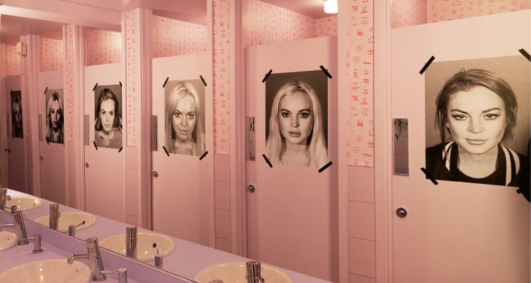 I just discovered why women's toilets queues are so long