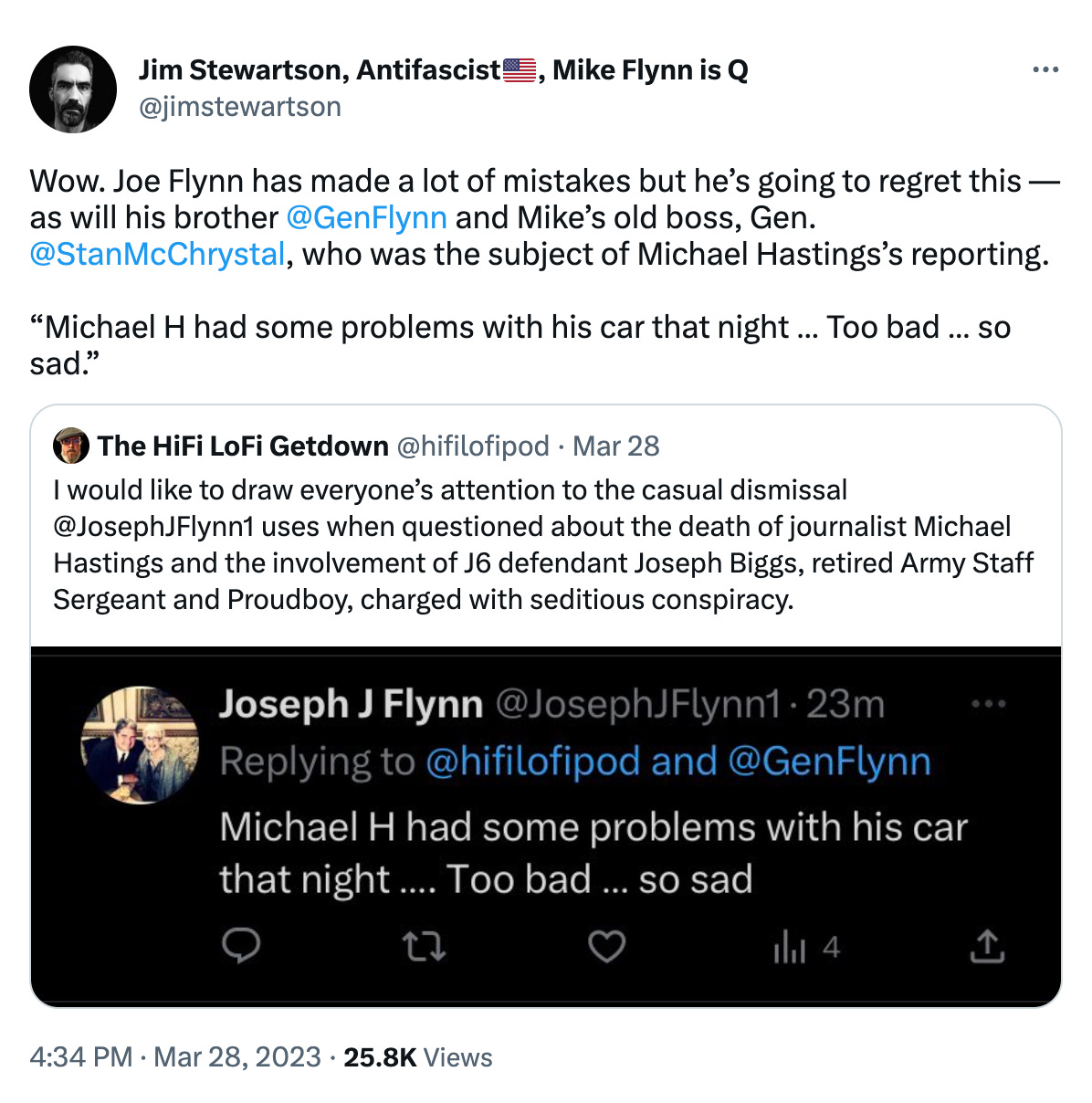 Joseph Flynn Just Tweeted Something Strange About the Death of ...