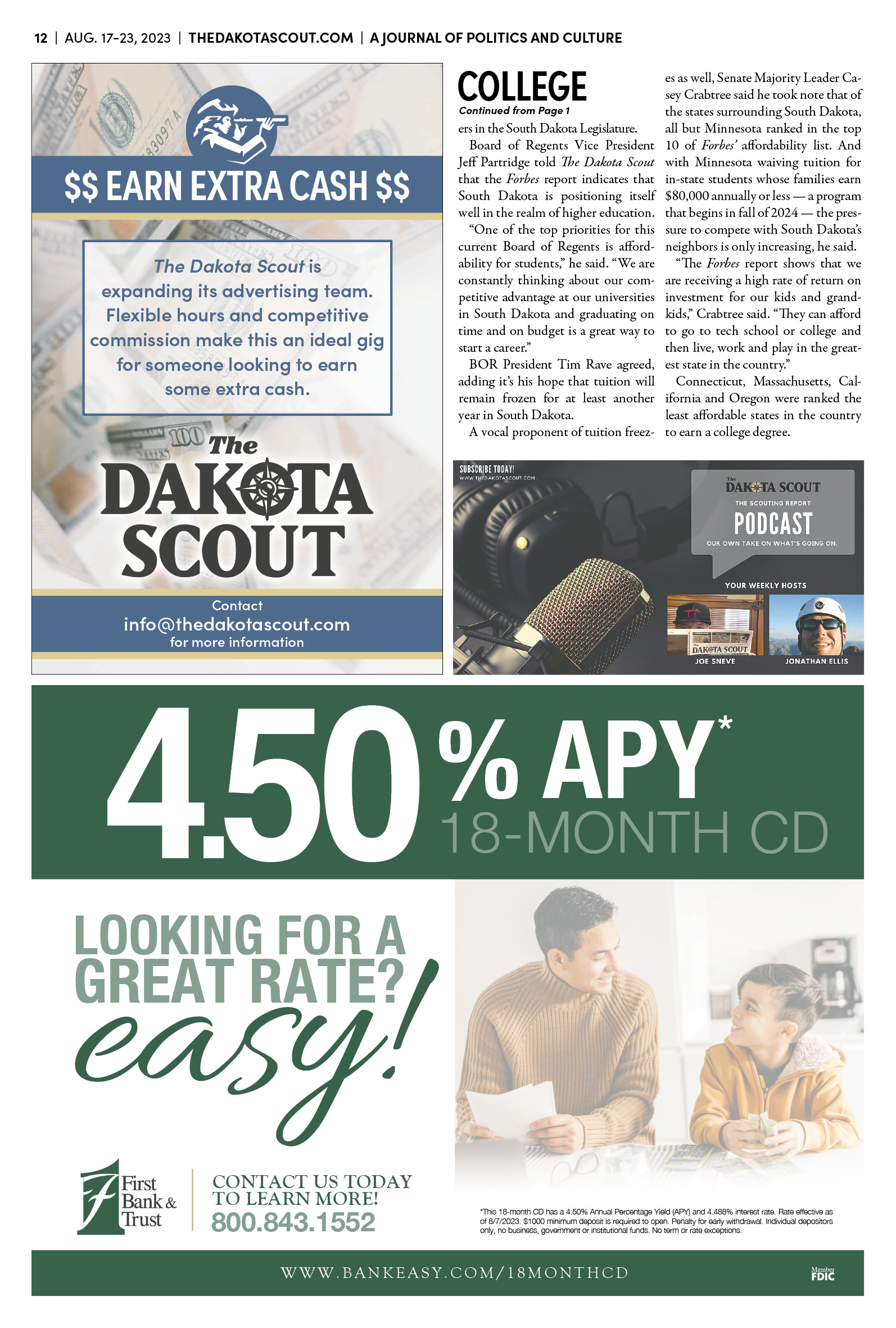 The Dakota Scout E-edition - The Dakota Scout