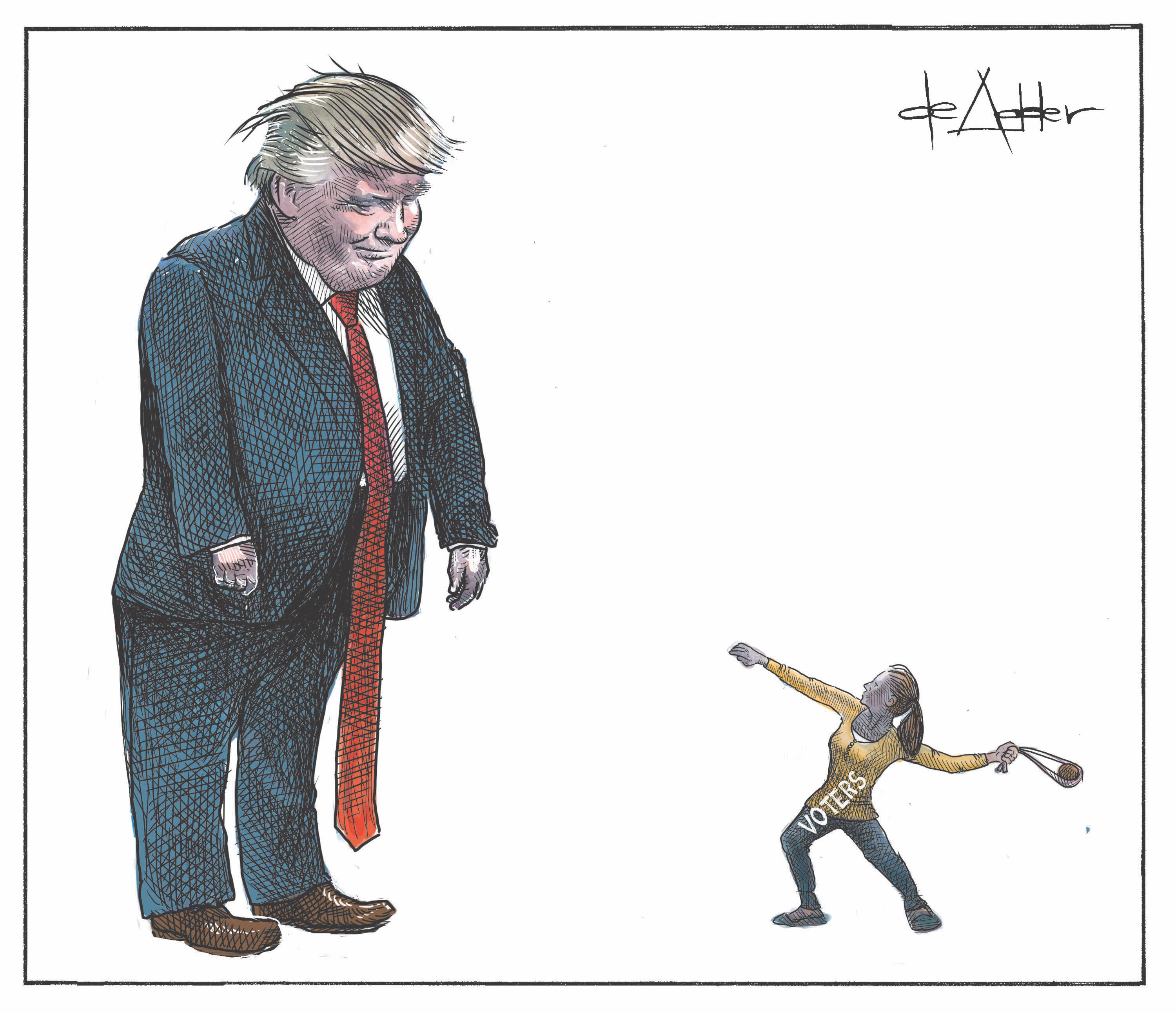 THE deEP STATE : The political artwork of Michael de Adder | Substack