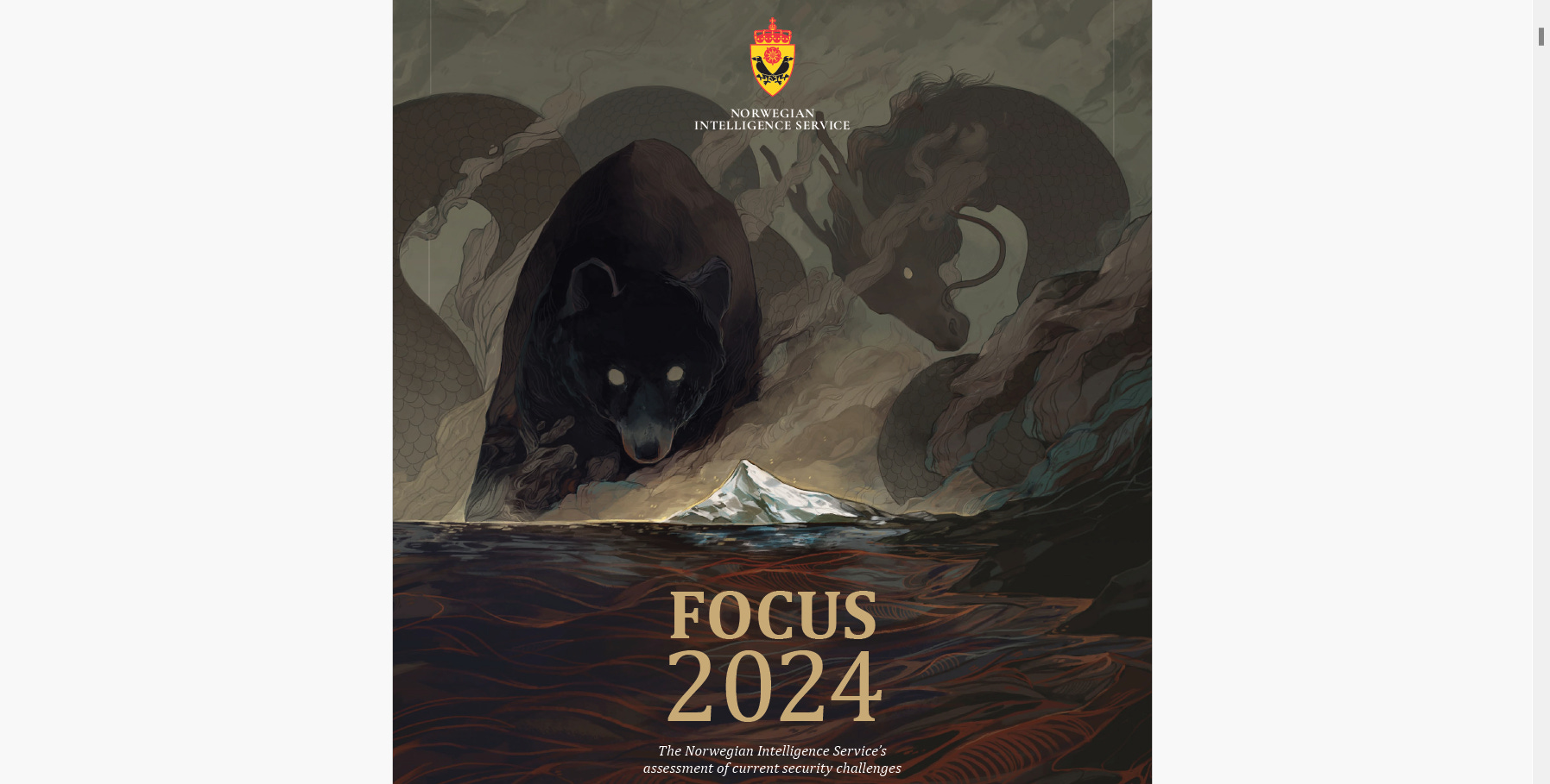 Norway: threat and risk assessments for 2024 presented by the Norwegian ...