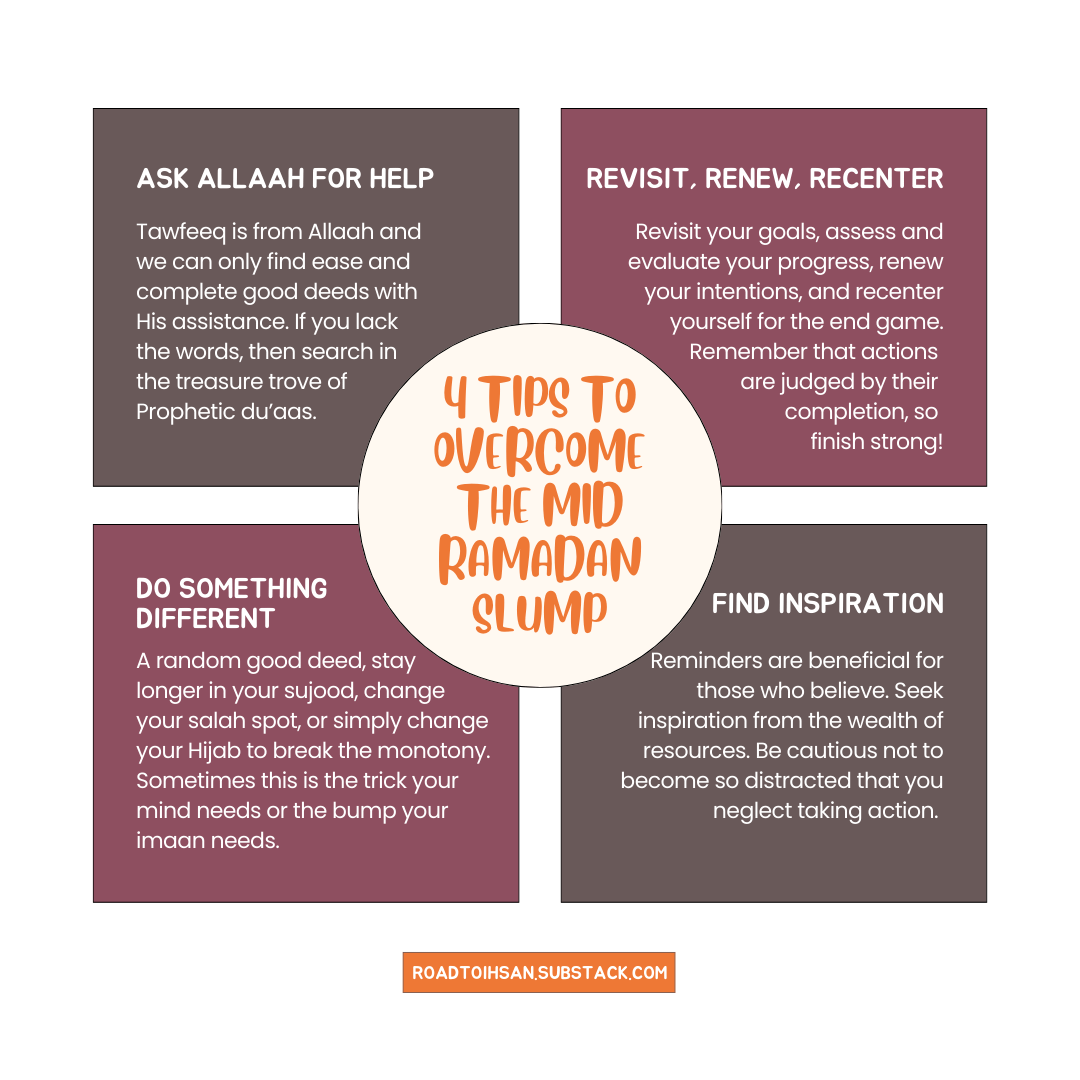 BEAT THE MID-RAMADAN SLUMP WITH THESE 4 EASY STEPS