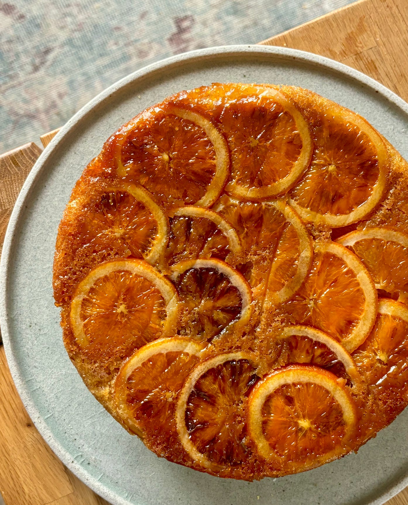 california citrus olive oil cake